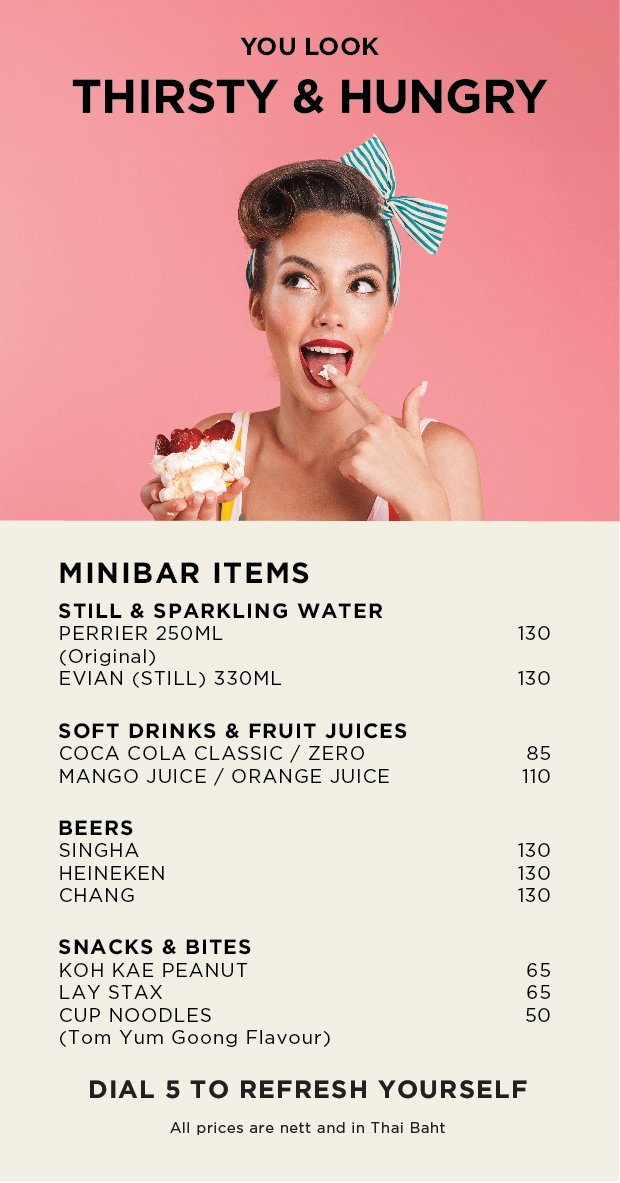 IN ROOM - Minibar - Bangkok